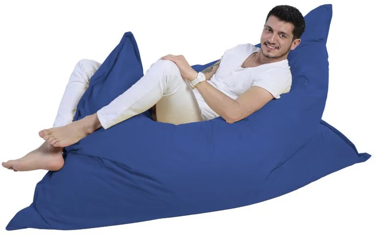 Atelier del Sofa Zahradní sedací vak Giant Cushion 140x180 - Blue, Modrá