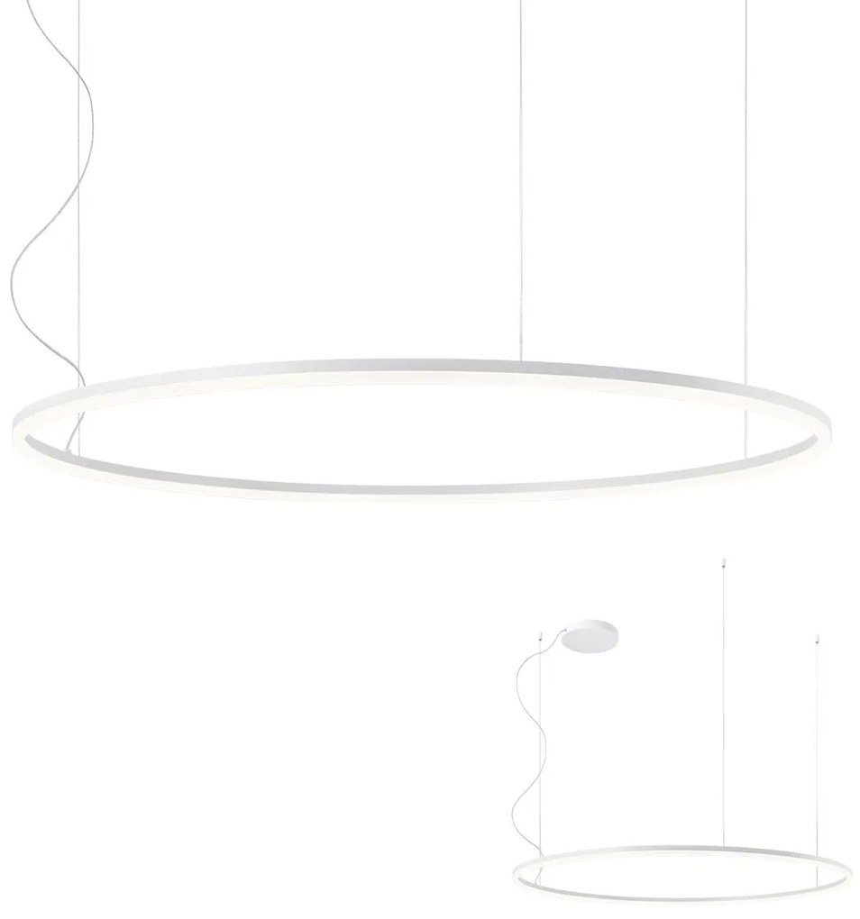 Redo Závěsné LED svítidlo ORBIT ø 150 cm, 4000K Barva: Bílá