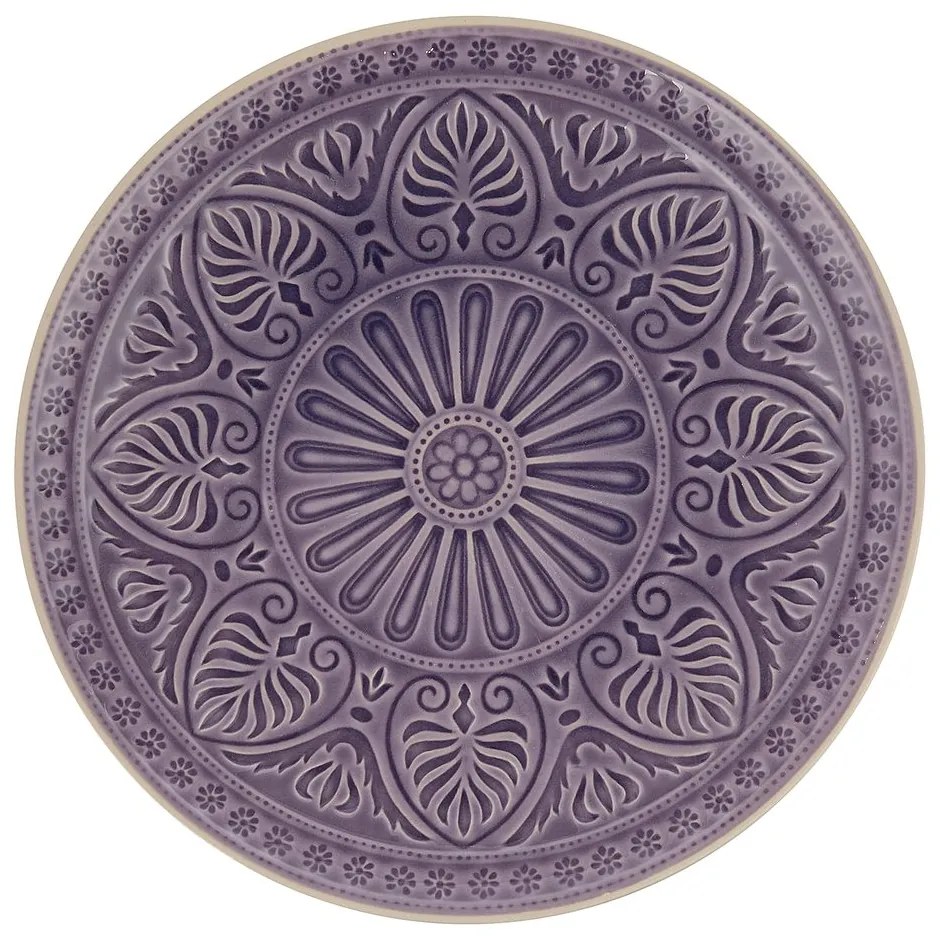 SUMATRA Talíř 31 cm - levandulová