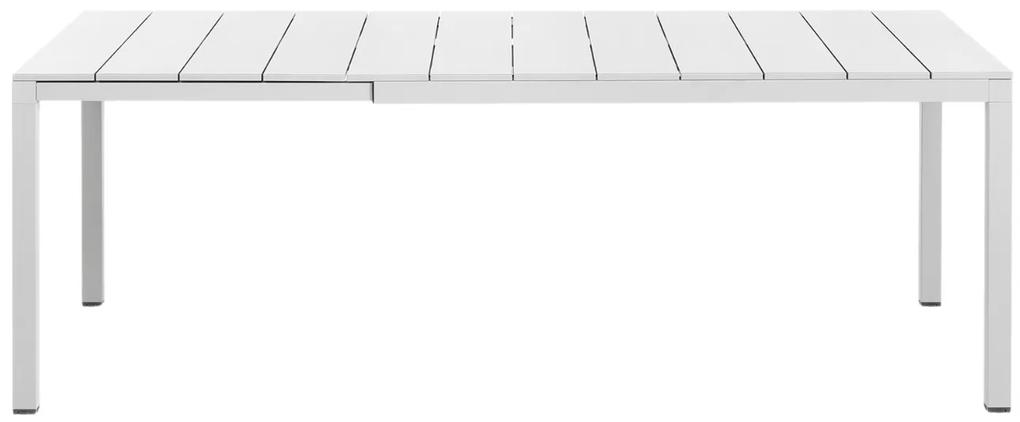 OnaDnes -20% Nardi Bílý hliníkový rozkládací zahradní stůl Rio 140/210 x 85 cm