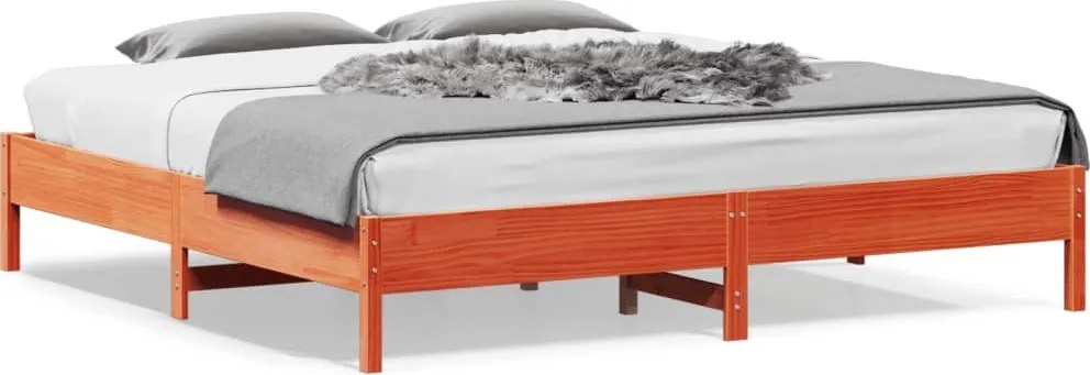 vidaXL Rám postele voskově 180 x 200 cm masivní borovice [842686] Barva: Přírodní