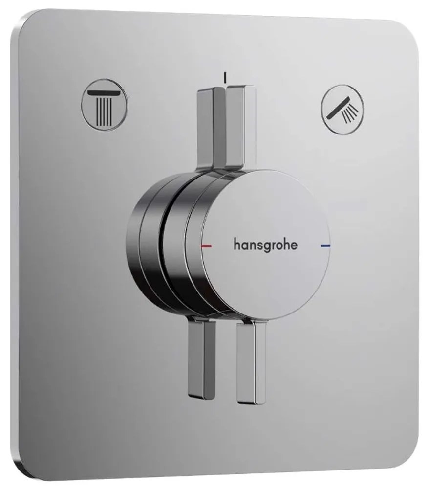 Hansgrohe DuoTurn Q - Baterie pod omítku, pro 2 spotřebiče, chrom 75414000