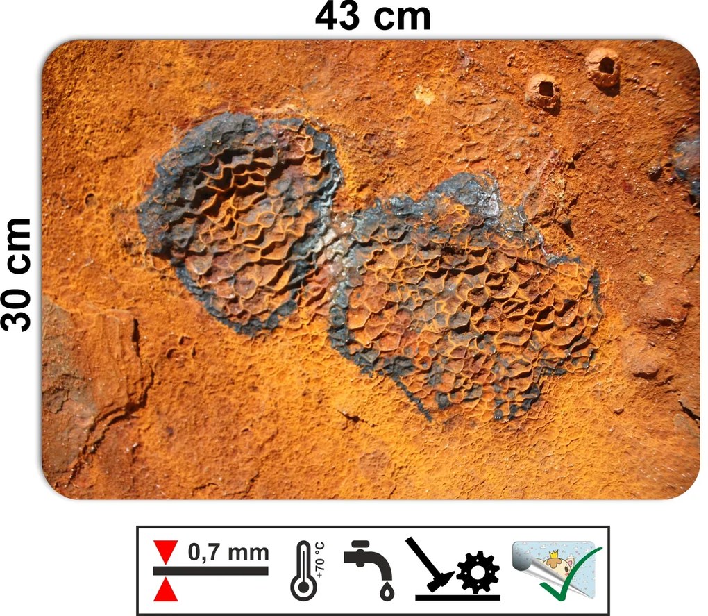 PokojovaDekorace.cz, Prostírání rezavý kov - 661, 43x30cm