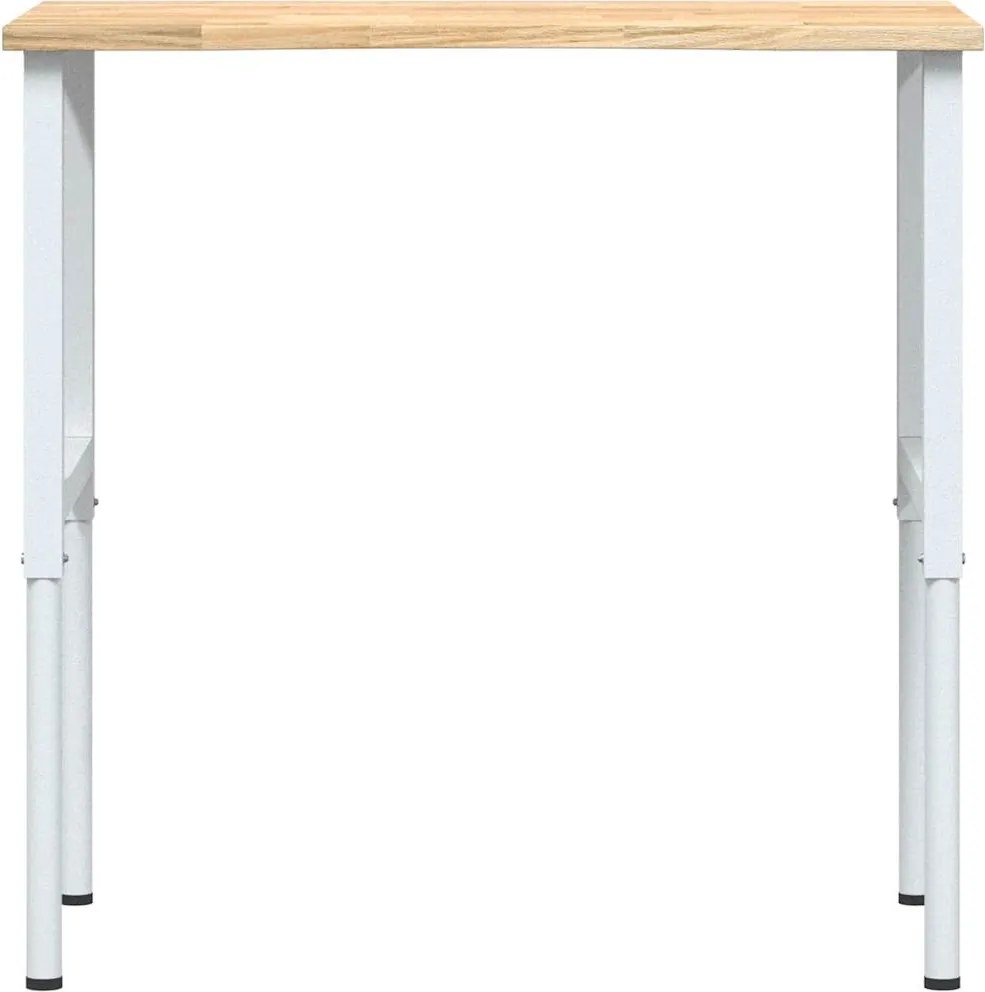 Pracovní stůl 100 x 60 x (71,5–98) cm masivní dubové dřevo 3309717