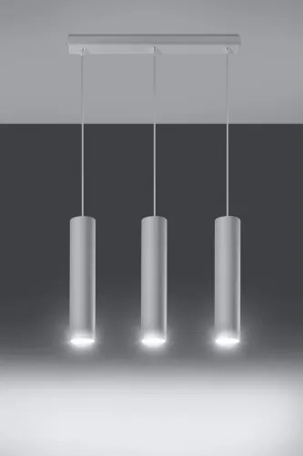 Lustr SOLLUX Lagos 3 GU10 3x40W bez zdroje SL.0325 bílá