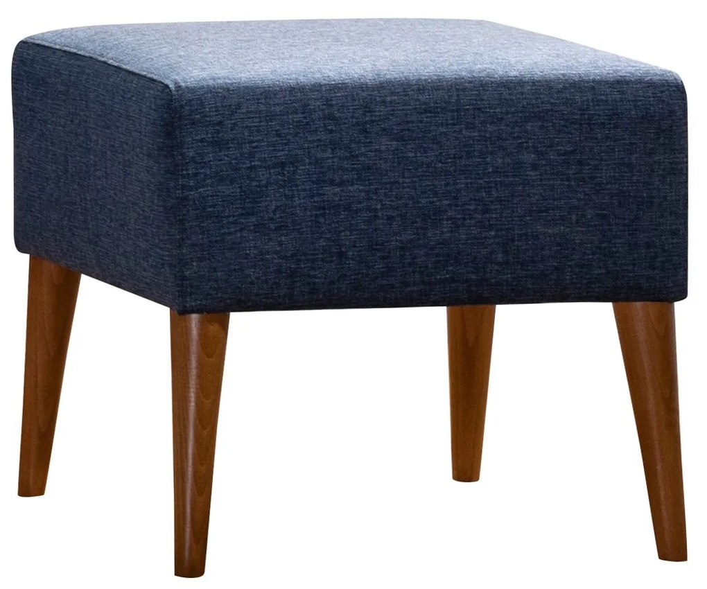 Atelier del Sofa Taburet Zeni Puf - Dark Blue, Tmavá Modrá