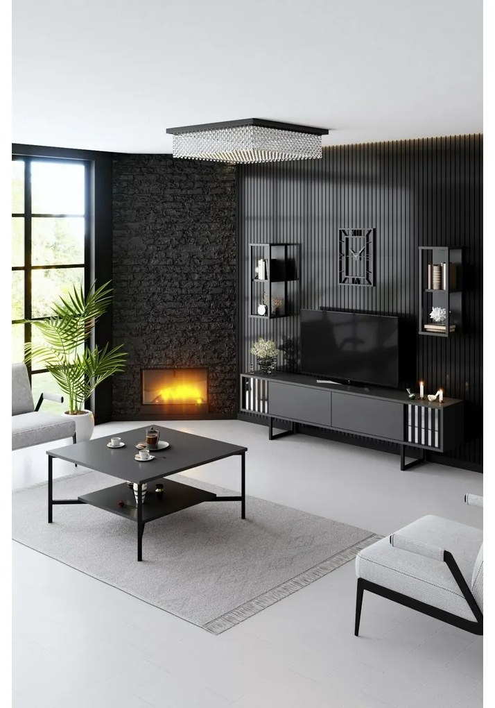 Konferenční stolek Black Line Anthracite