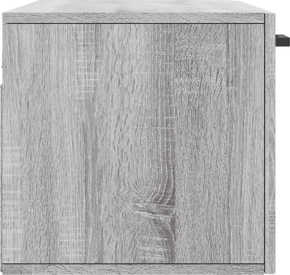 vidaXL Nástěnná skříňka 80 x 36,5 x 35 cm kompozitní dřevo [830082] Barva: Bílá