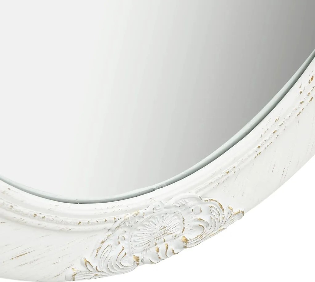 vidaXL Nástěnné zrcadlo barokní styl 50 x 60 cm [320348] Barva: Bílá