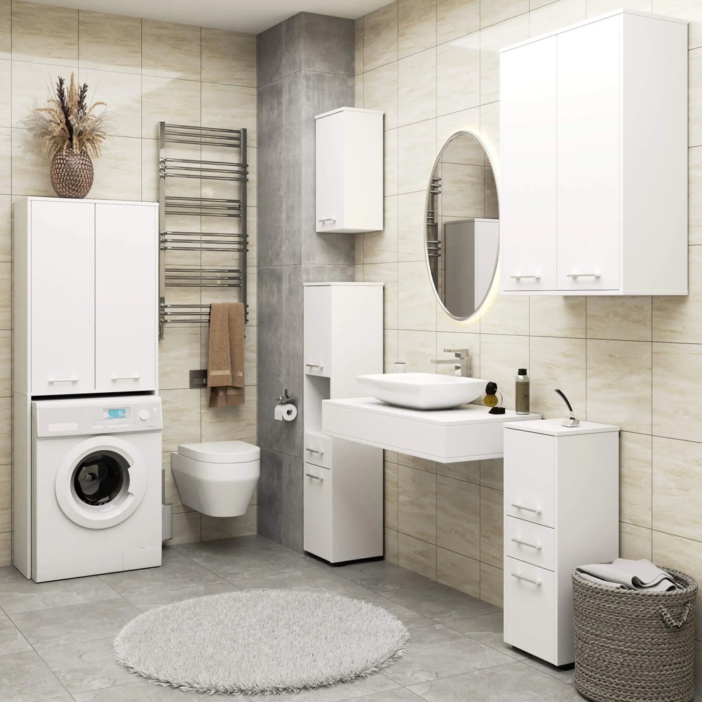 Závěsná koupelnová skříňka Fin W64 2D 64 cm - výběr z 9 provedení