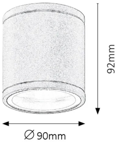 Rabalux 8150 - Venkovní stropní svítidlo AKRON 1xGU10/35W/230V IP54