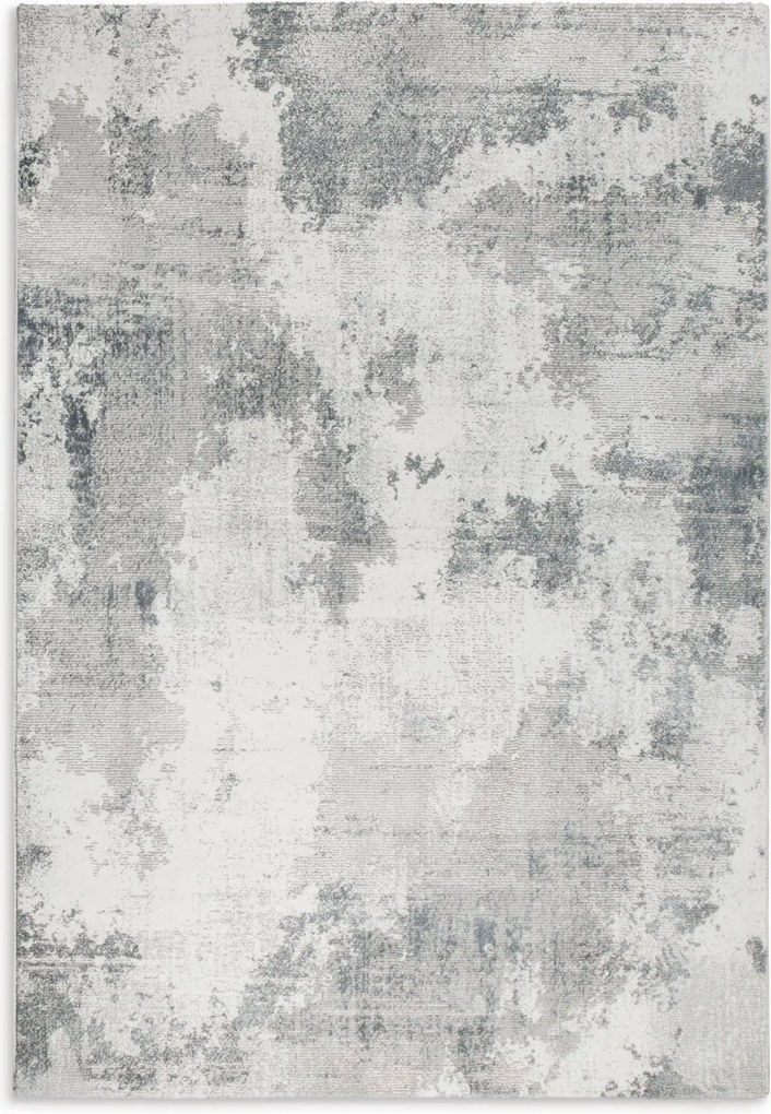 Koberec Anemon, 160x230 cm, stříbrná
