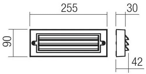 Redo 90330 - LED Venkovní nástěnné svítidlo KRUP LED/6W/230V IP65 antracit