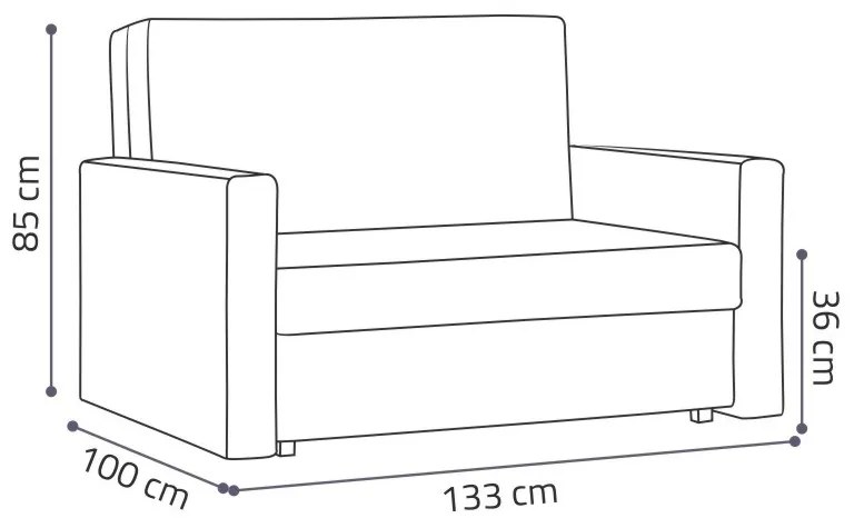 FN Rozkládací křeslo Vivian Bis II béžová