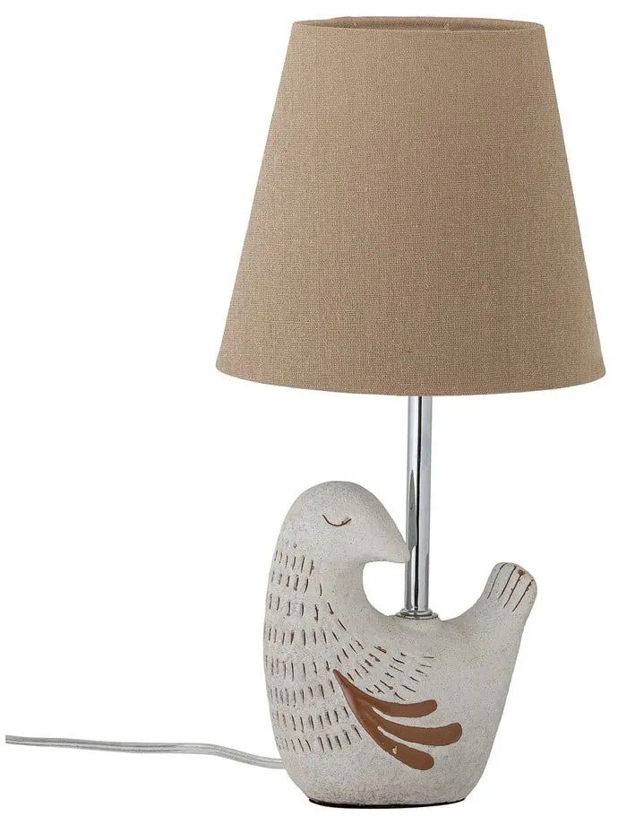 Béžová stolní lampa s textilním stínidlem (výška 40 cm) Kylie – Bloomingville