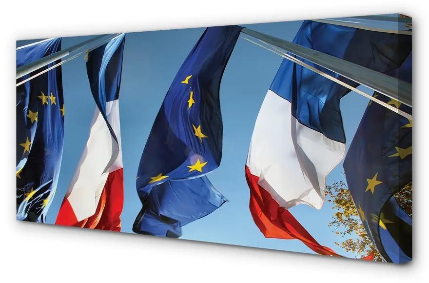 Obrazy na plátně flags 120x60 cm