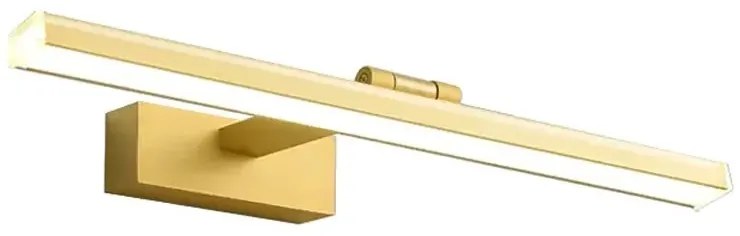 Toolight - Nástěnná lampa Flat LED - zlatá - APP833-1W