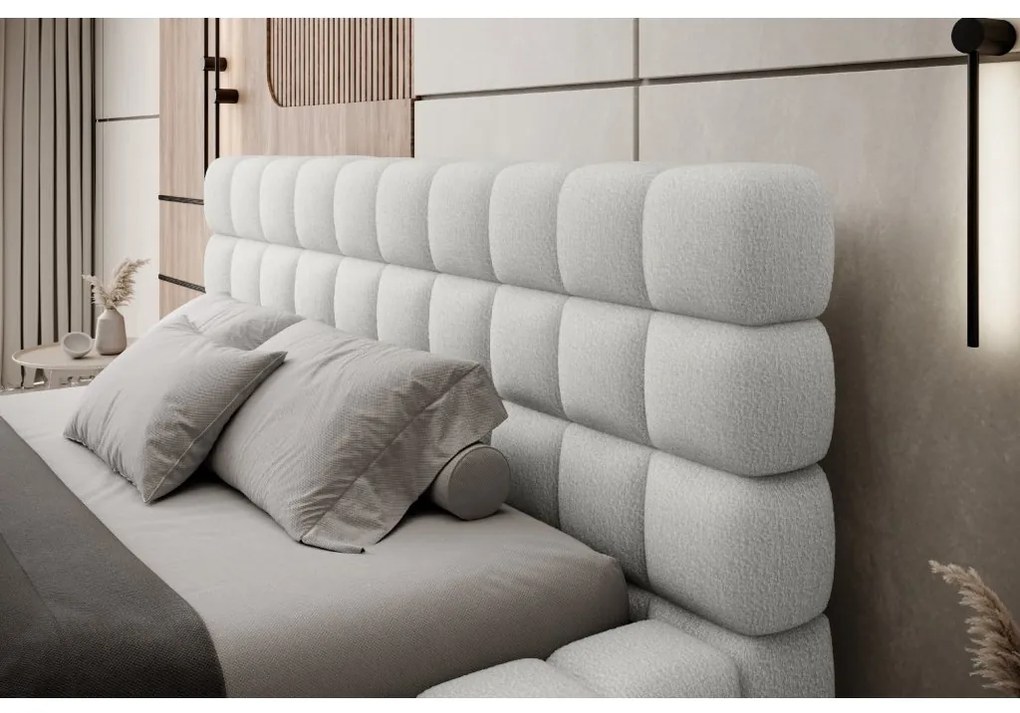Eltap Čalouněná postel Dizzle Materiál a barva potahu: Touch 03 - šedá, Rozměry (cm): 140x200