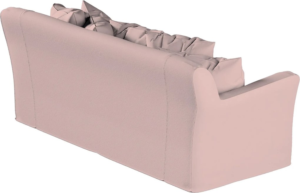 Potah na pohovku IKEA Tomelilla 3-místná nerozkládací barva růžová látka pletený vzor