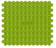 Protiskluzná podložka do dřezu RINCER zelená 25x28cm (KL-12240) KELA