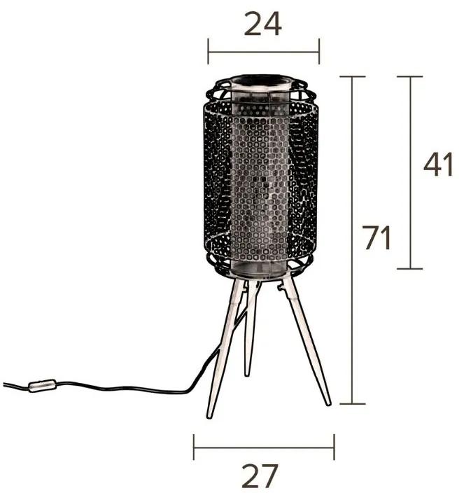 OnaDnes -20% Stojací kovová lampa DUTCHBONE Archer M