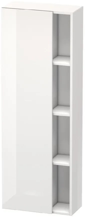 Duravit DuraStyle - Skříňka vysoká 140x50x24 cm, levá, lesklá bílá DS1238L2222