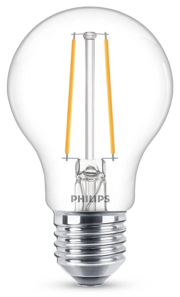 Philips Classic LED žárovka E27A60 1,5W 2700K čirá