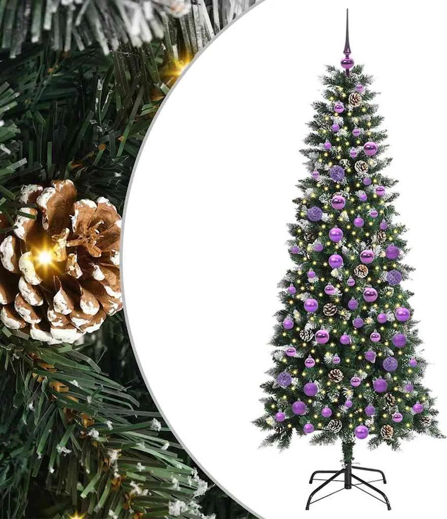 Umělý vánoční stromeček Zelená 180 cm PVC, plast a ocel 3395826