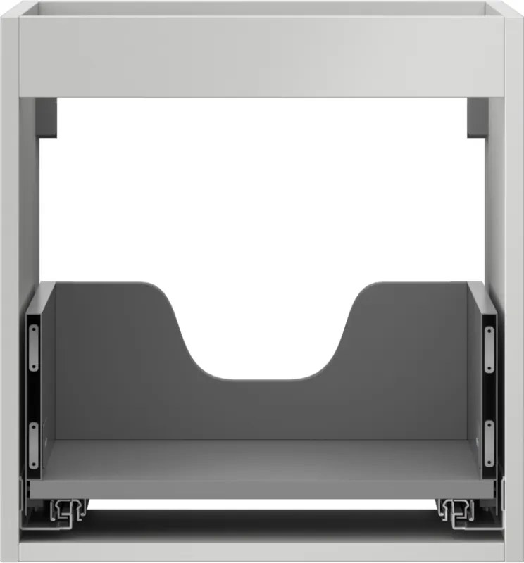 Mexen Box-A, závěsná skříňka 45 cm, 1 zásuvka, šedá matná, 91AX0-0450-470-1-62