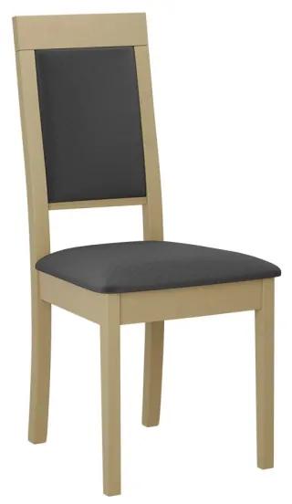 Čalouněná jídelní židle Heven XIII, Barva dřeva: černý, Potah: Hygge D91