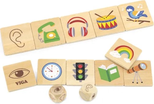 Sada na učení smyslů Viga 44507 puzzle