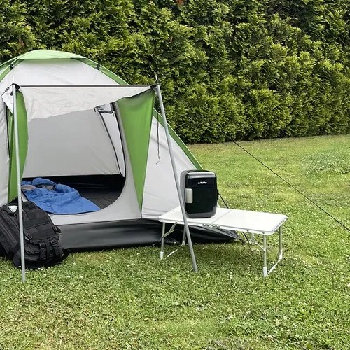 Trizand Skládací kempingový stůl - kufr 23428