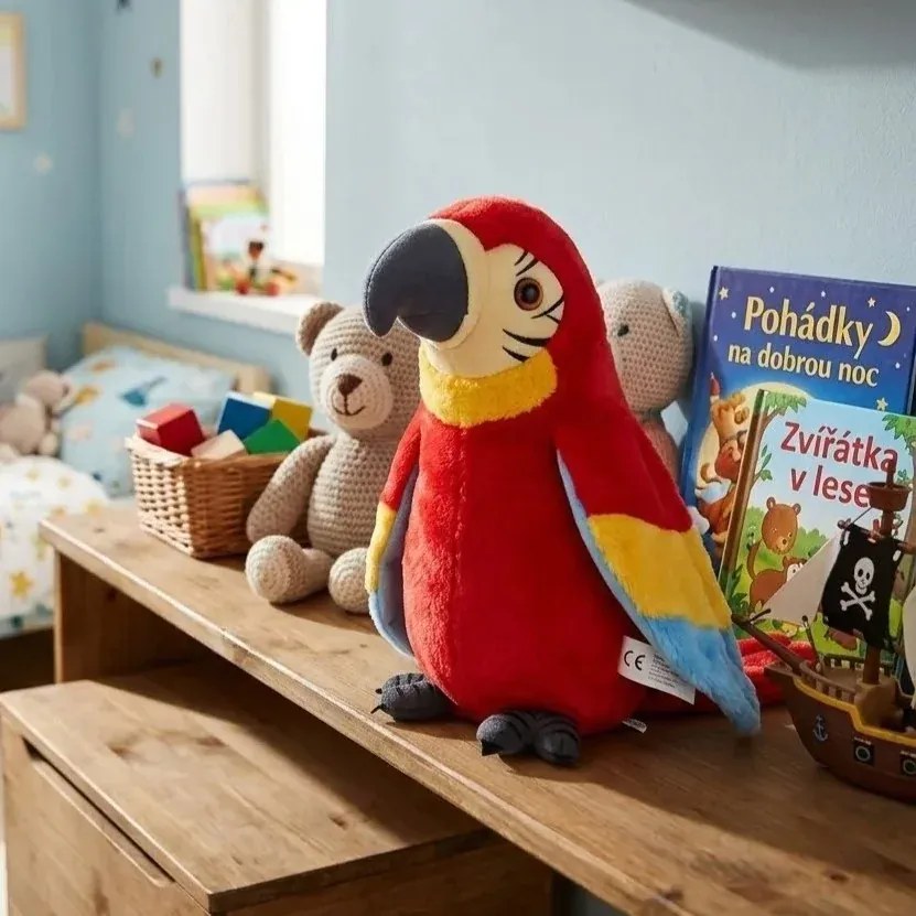 Zaparkorun Interaktivní mluvící papoušek Eda