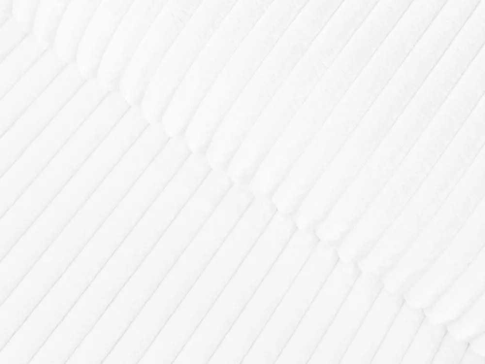 Biante Dekorační povlak na polštář Minky manšestr MKM-004 Bílý 50 x 70 cm