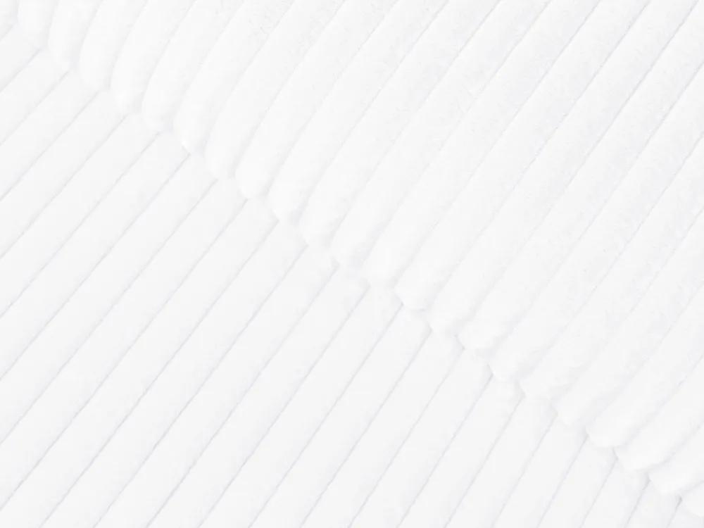 Biante Dekorační povlak na polštář Minky manšestr MKM-004 Bílý 60 x 60 cm