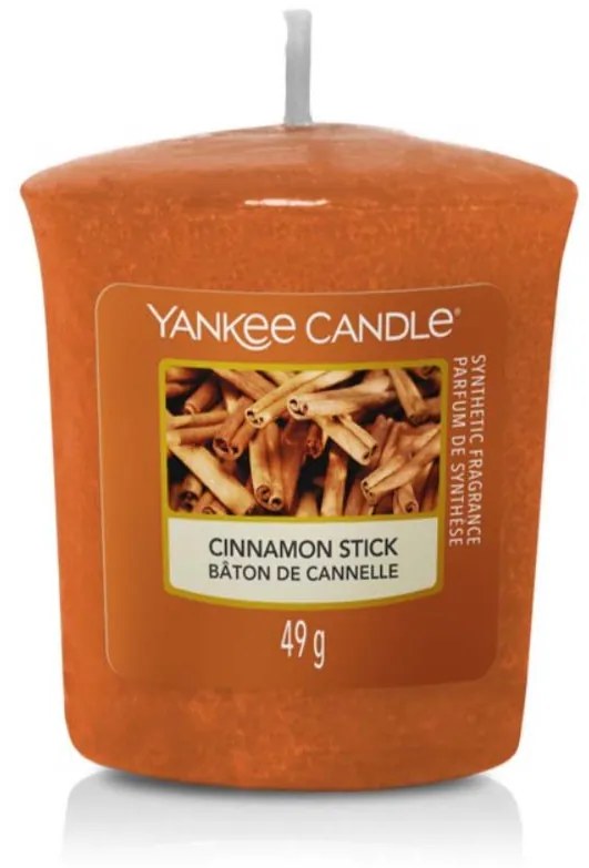 Yankee Candle - votivní svíčka Cinnamon Stick (Skořicová tyčinka) 49g