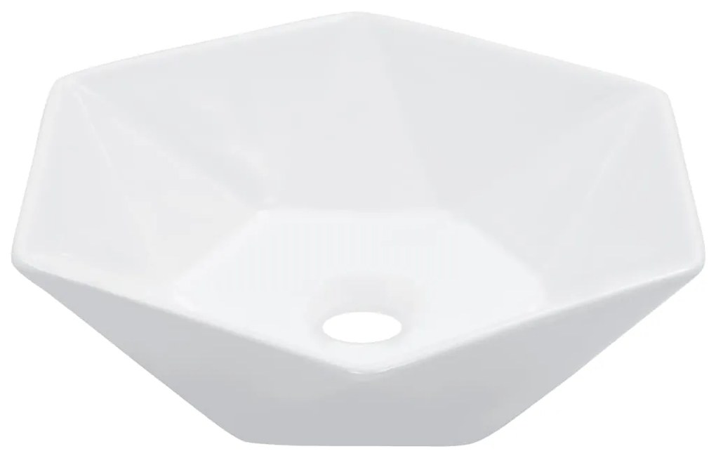 Umyvadlo - keramika - bílé | 41x36,5x12 cm