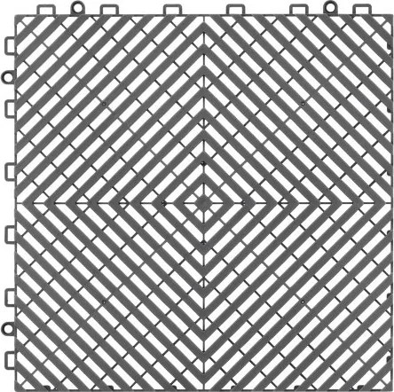 Drenážní rohož Drenážní podlahová rohož 30,5 × 30,5 cm modulární zámkový polštář