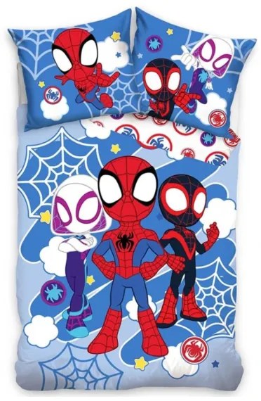 Carbotex Mikroplyšové povlečení Spidey Úžasní přátelé 140x200, 70x90 cm