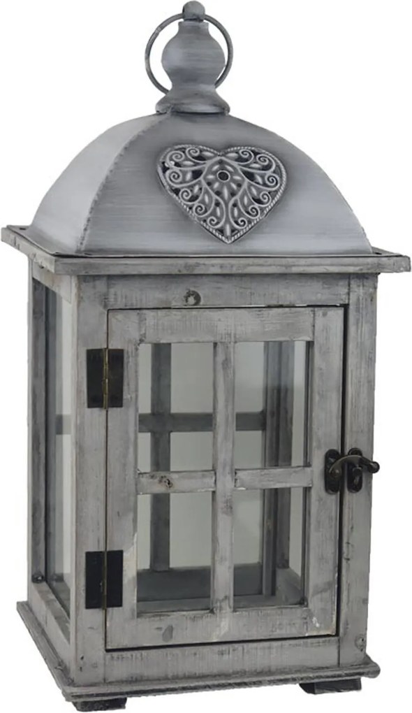 Dřevěná lucerna Morex D7098/B, 43,5 cm