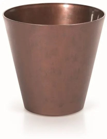 Prosperplast Květináč Tubus Bronze-patinující ocel, varianta 20 cm