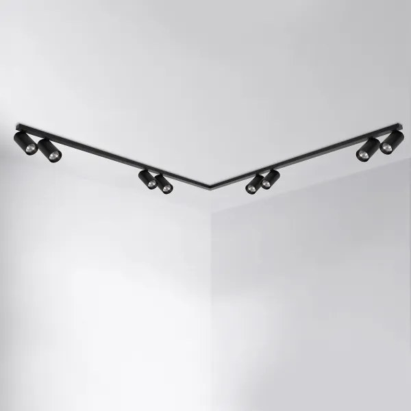 Brilagi - Bodové svítidlo SELE LONG 8xGU10/30W/230V černá