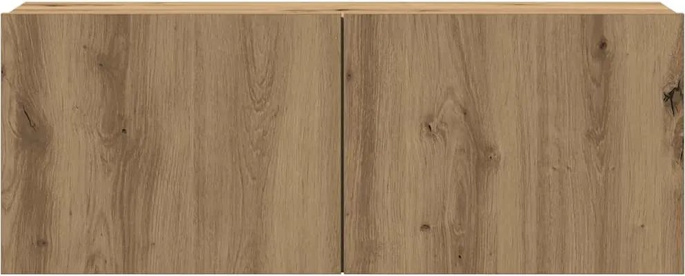 Nástěnné TV skříňky 4 ks dub artisan kompozitní 3328972