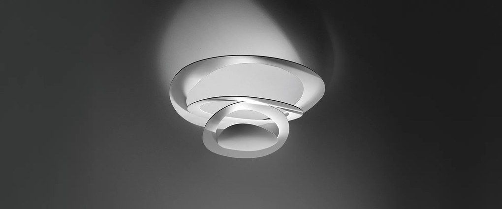 Artemide Pirce soffitto LED, bílé designové stropní svítidlo, 44W LED 3000K, prům.97cm
