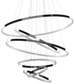 Luxusní lustr Wheel 6 Long Dimm chrom