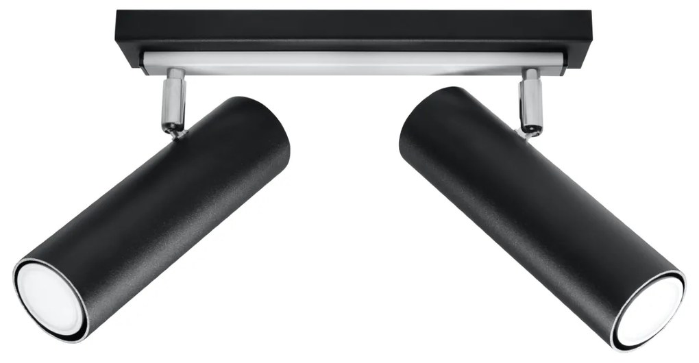 Sollux Lighting Stropní svítidlo DIREZIONE 2 Černá