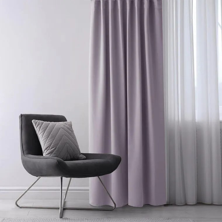 Zatemňovací závěs blackout RESTILO růžovofialový 140 x 245 cm 1 ks