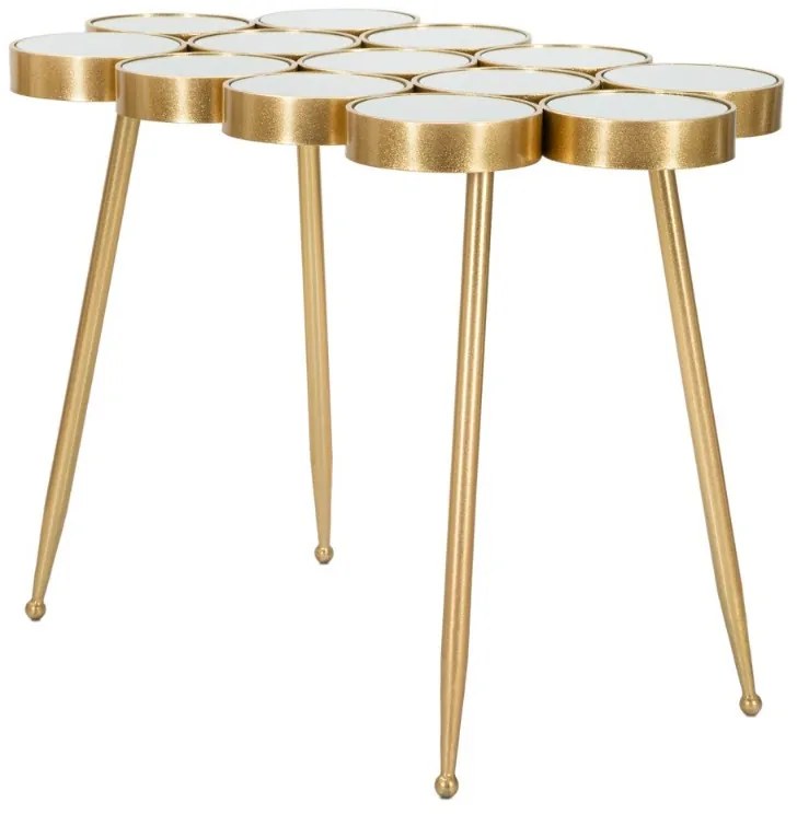 Designový konferenční stolek Jeevitha 100 cm zlatý