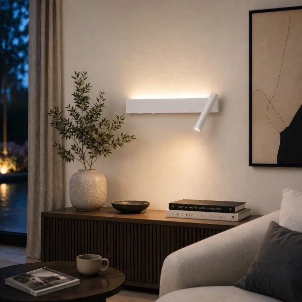 BRILAGI - LED Nástěnné bodové svítidlo ARLIX LED/3W/230V + LED/7W bílá CRI 90