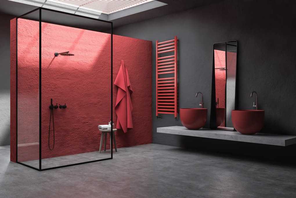 Regnis LE-P, topné těleso 440x1205mm, 521W, černá, LE-P/120/40/BLACK
